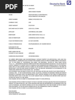 MT760 Swift Message Format Guide | PDF | Economies | Business Law