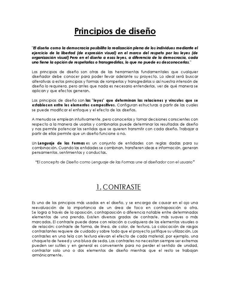 Principios de Diseño | PDF | Diseño | Simetría