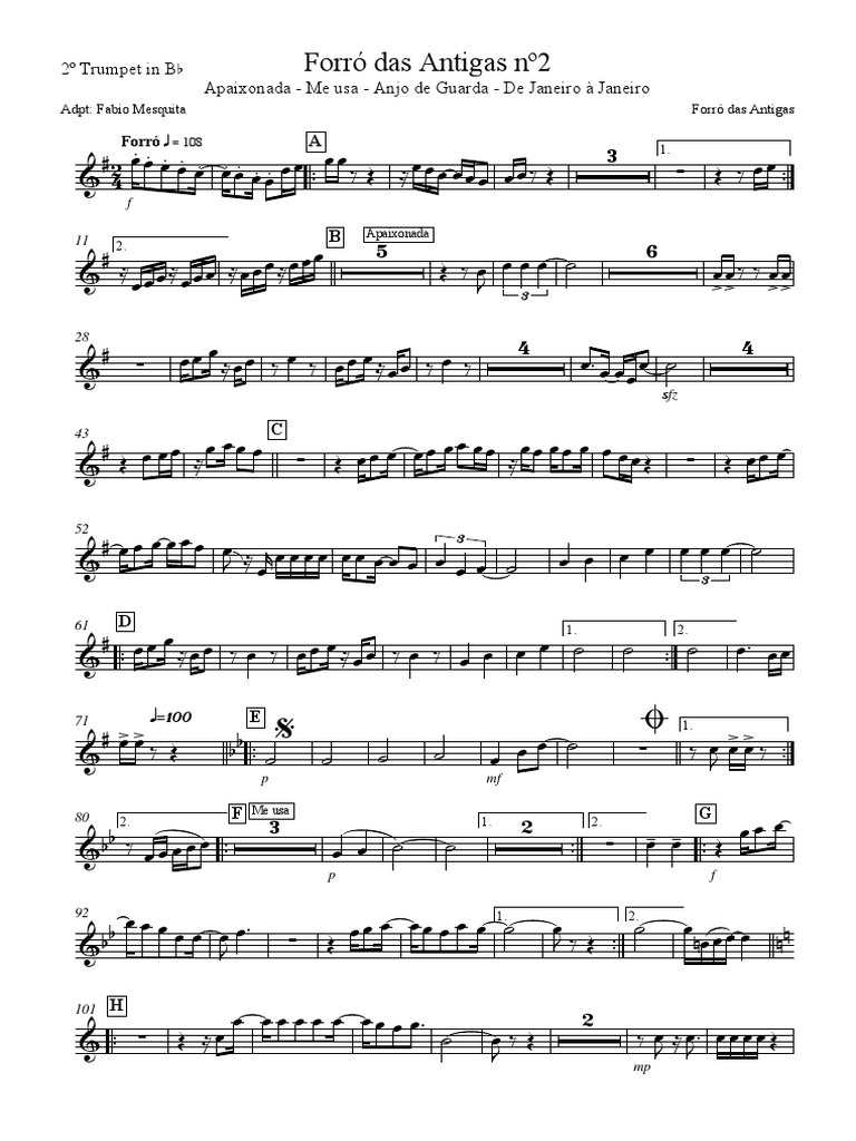 Forr Das Antigas N 2 2 Trumpet in BB | PDF