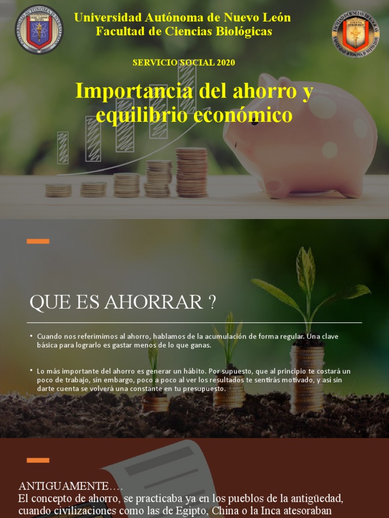1.3SEMINARIO | PDF | Ahorro | Bienes