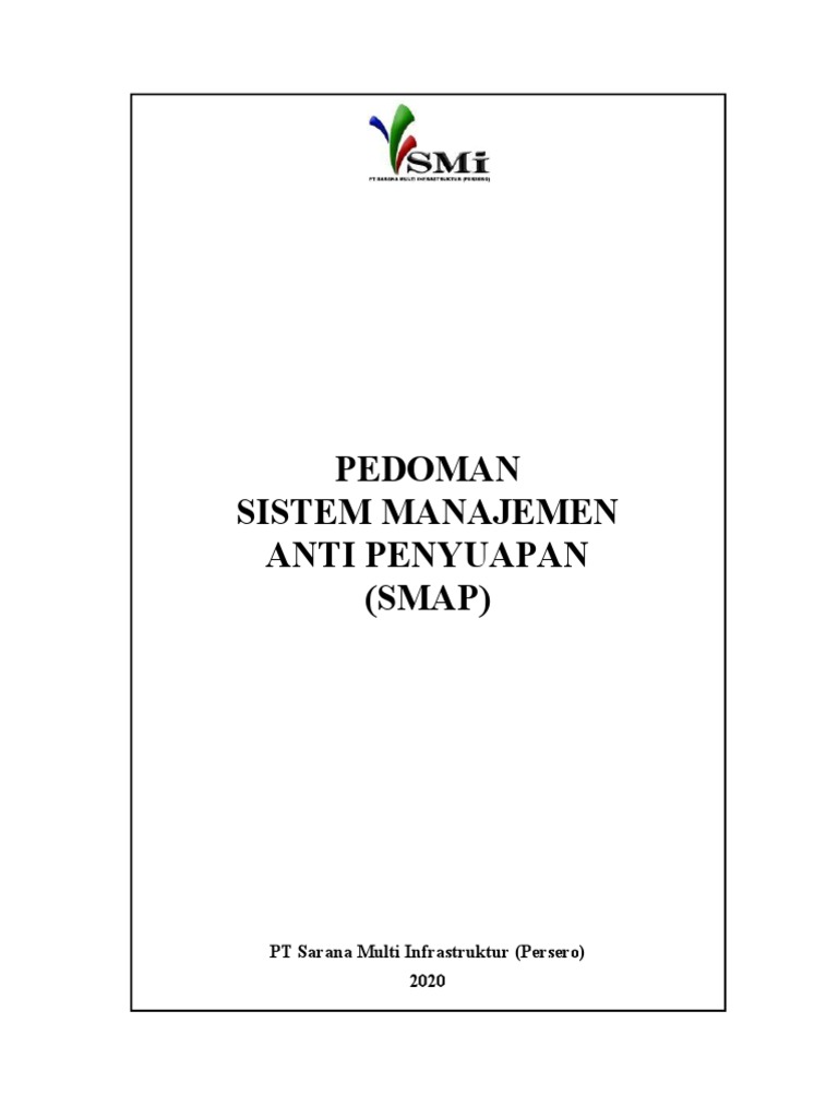Pedoman Sistem Manajemen Anti Penyuapan Smap | PDF