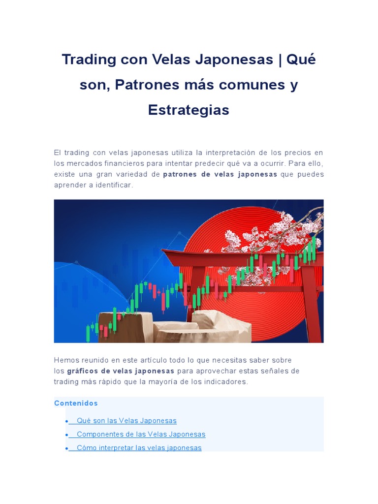 Trading Con Velas Japonesas - Qué Son, Patrones Más Comunes y ...