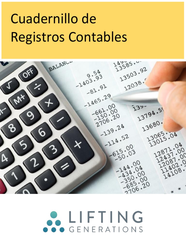 Cuadernillo de Registros Contables Editable v2 | PDF | Presupuesto | Contabilidad