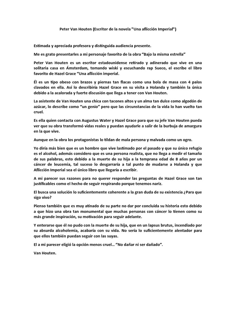 Peter Van Houten | PDF