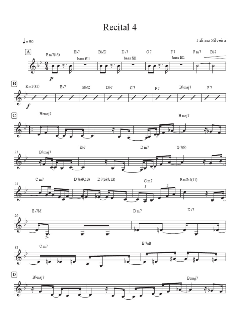 Recital 4 Arrangement - Part 1 | PDF