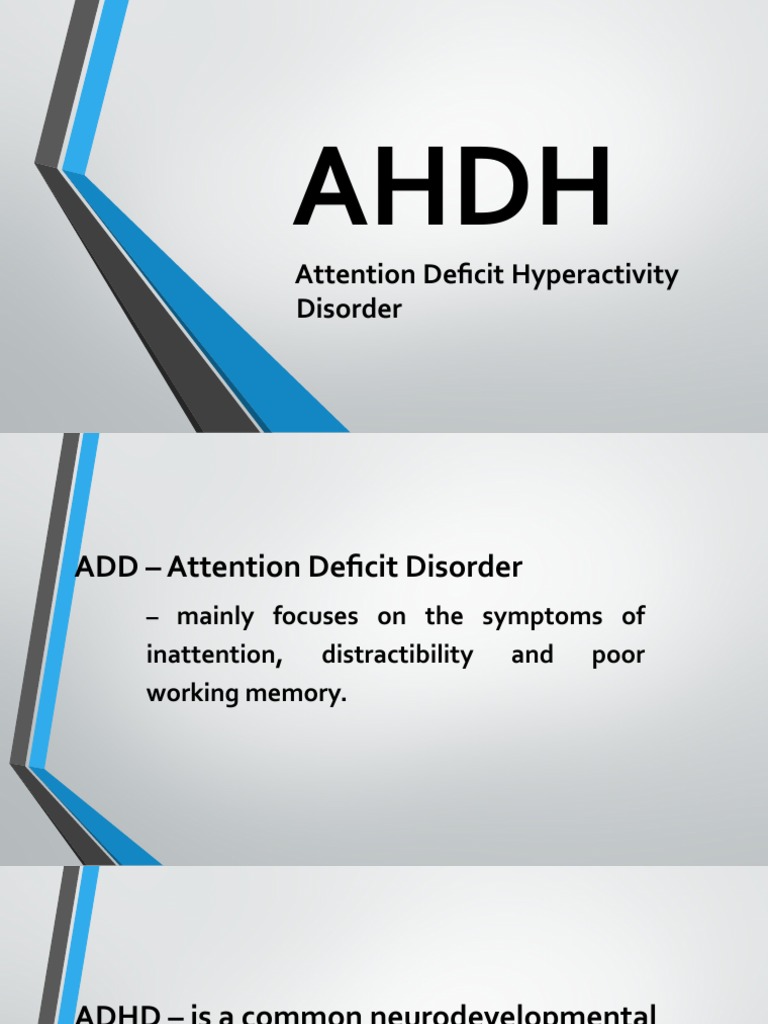 AHDH | PDF