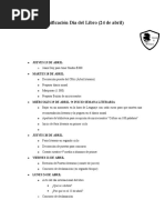 Programa Feria Del Libro 2025 | PDF