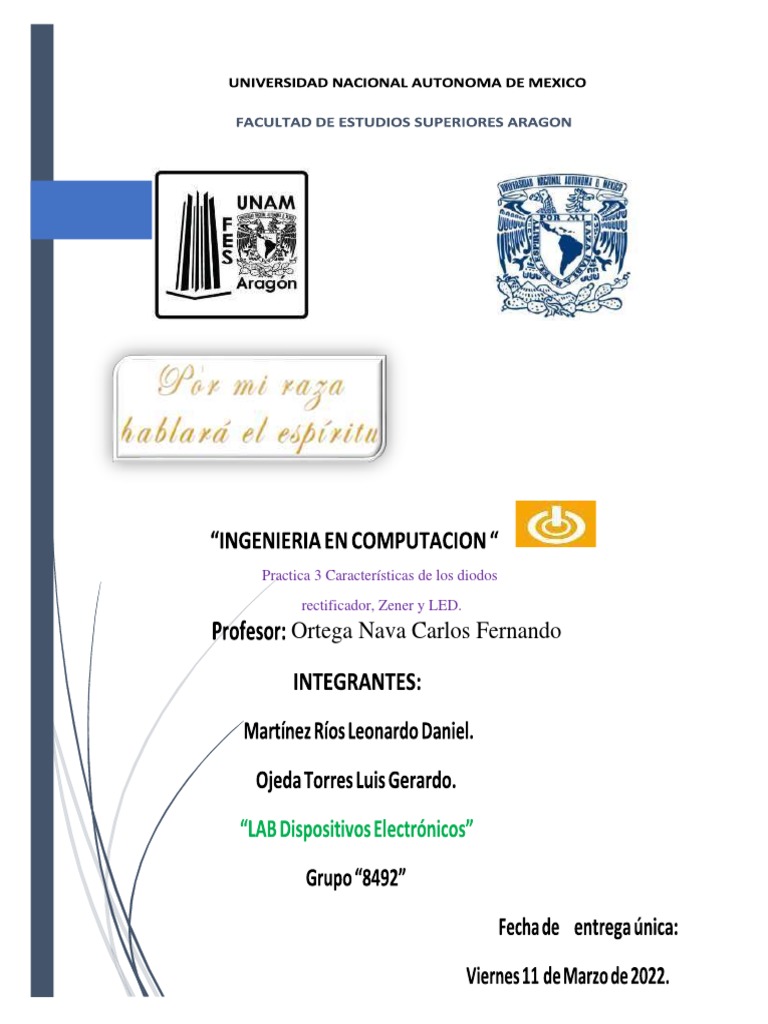 Practica 3 | PDF | Diodo | Diodo emisor de luz