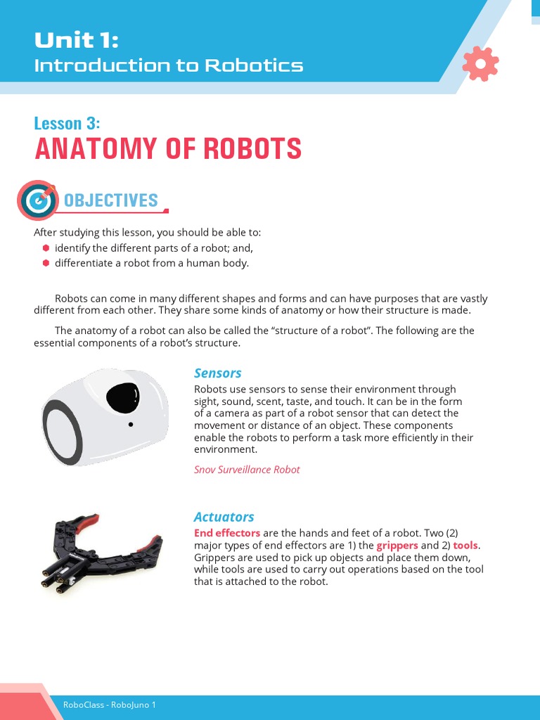 Lesson 3 RoboJuno 1-3-Min | PDF