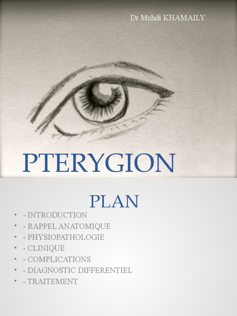 Ptérygion : Diagnostic et Traitement | PDF | Sciences et mathématiques