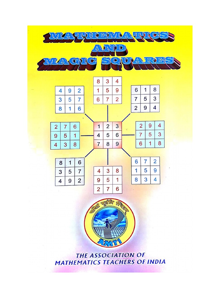 AMTI Mathematics and Magic Squares by P K Srinivasan Related To Math ...