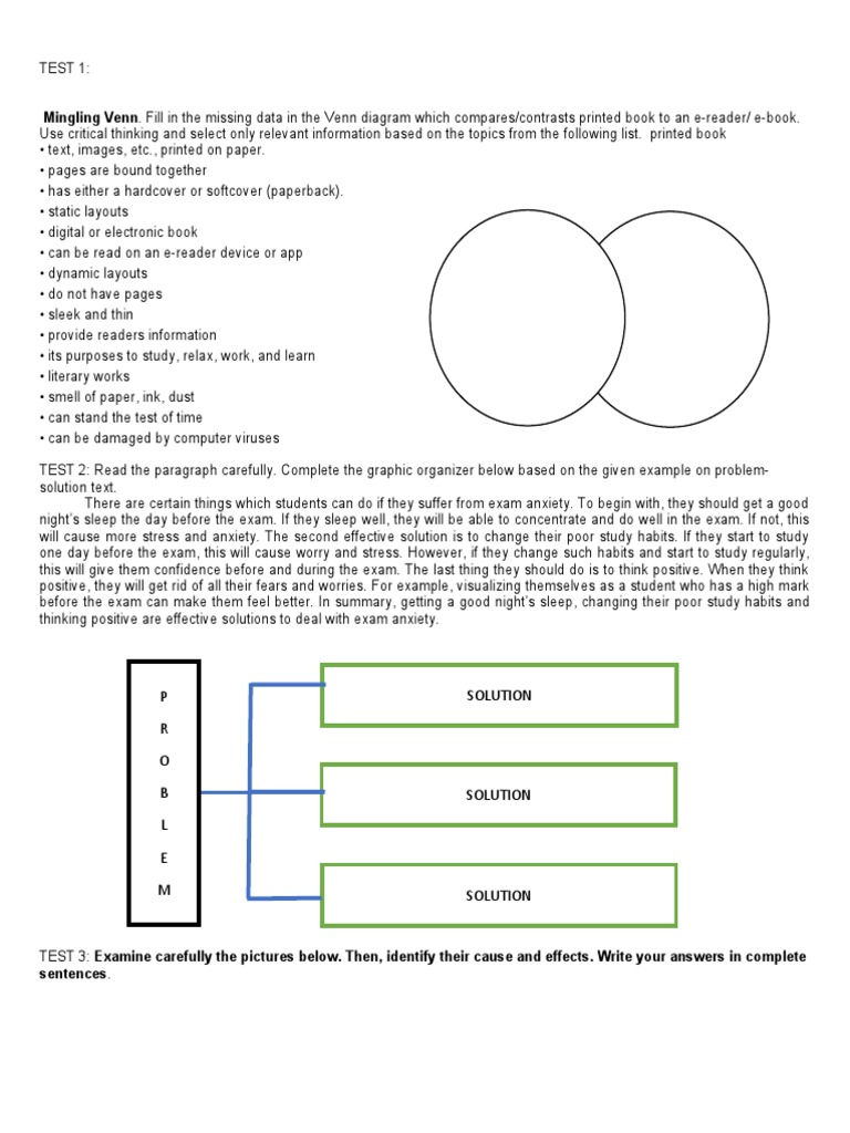 Long Test Number 1 Reading | PDF