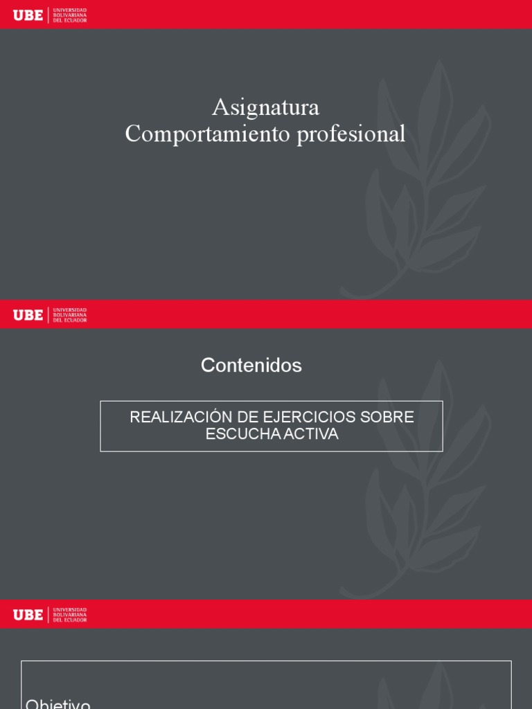 Clase 2-EJERCICIOS ESCUCHA ACTIVA | PDF