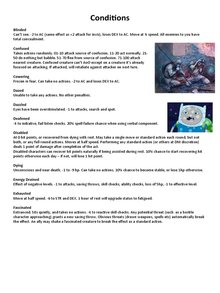 Conditions | PDF