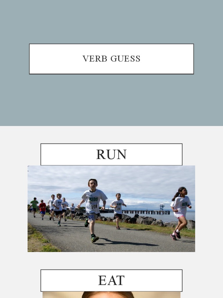 Verb Guess Game | PDF
