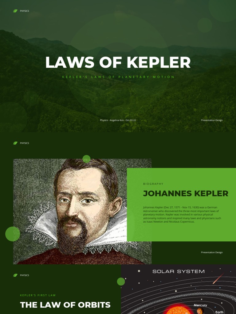 Laws of Keppler | PDF | Orbit | Solar System
