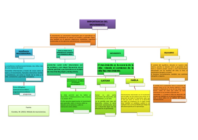 Movimiento Neurociencias | PDF | Aprendizaje | Procesos mentales