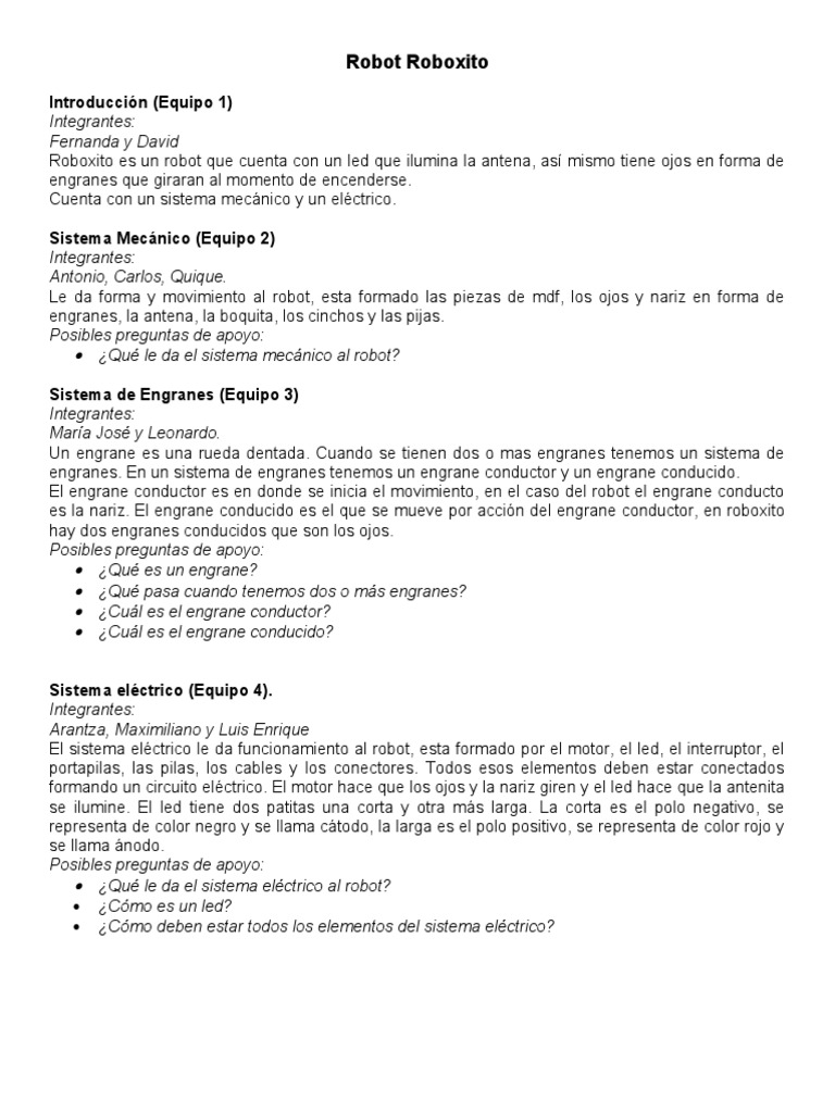 Explicación Robots | PDF | Ciencia y matemáticas | Informática