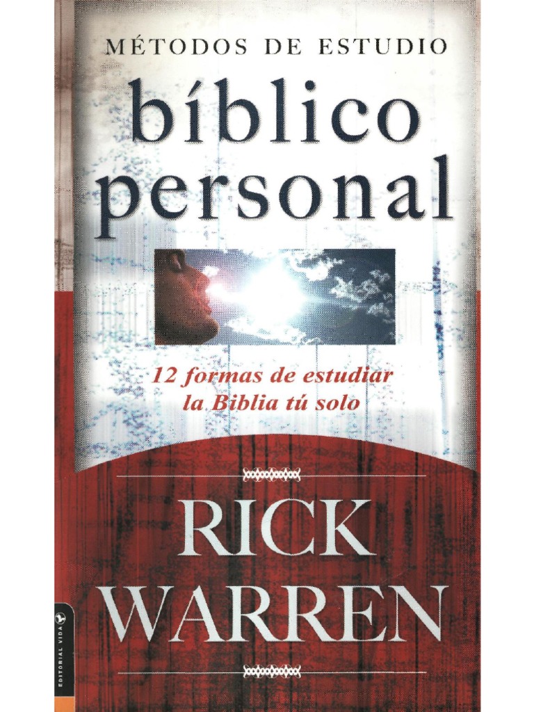 Rick Warren Metodos de Estudio Biblico | PDF