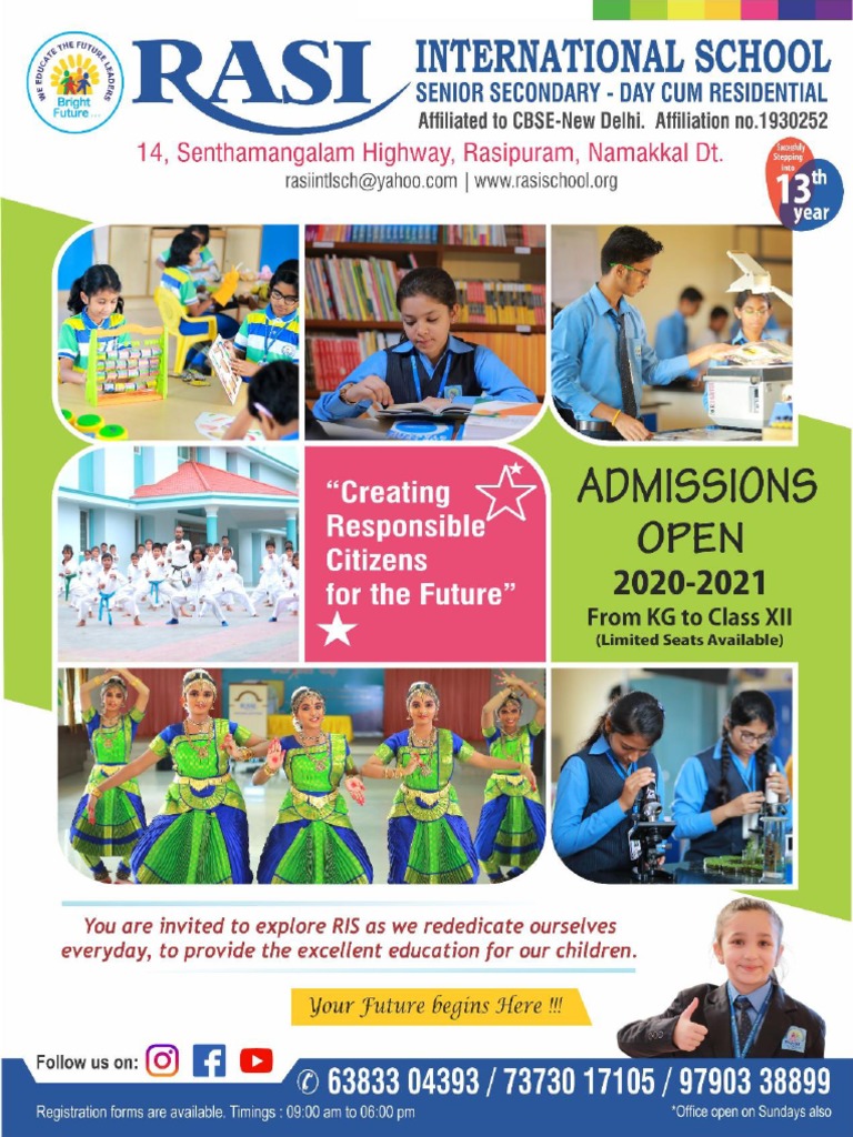 Rasi International School 2020 | PDF