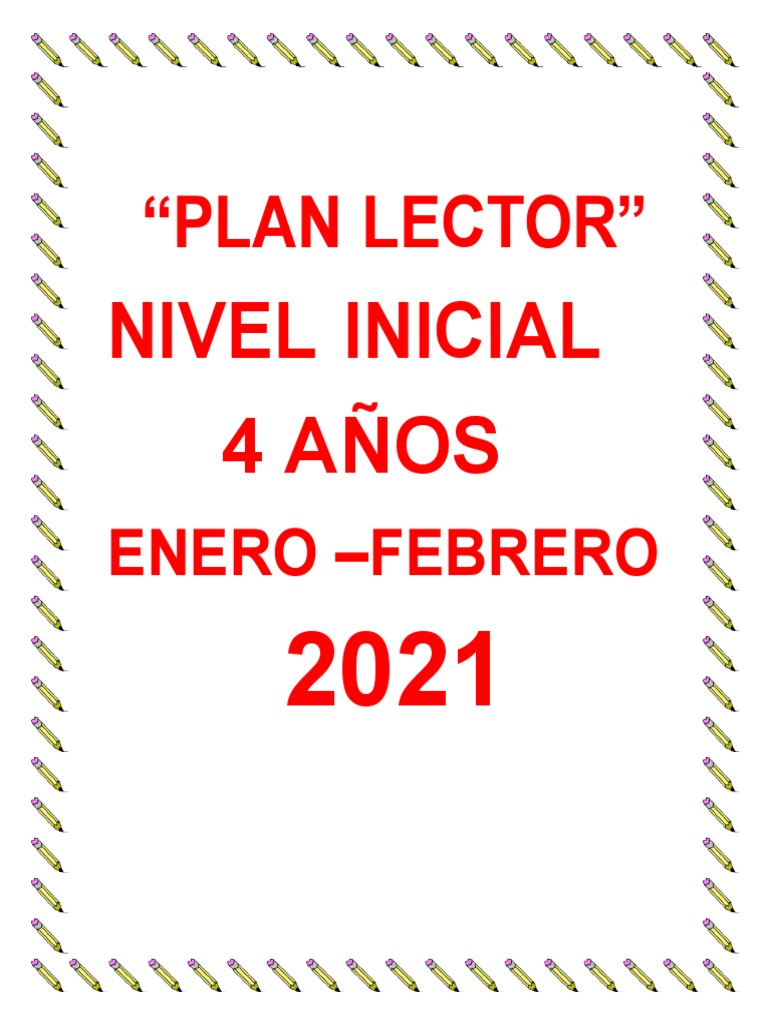 Plan Lector para Niños de 4 Años | PDF