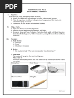 Lesson Plan in Bread and Pastry Production | PDF | Baking | Cakes