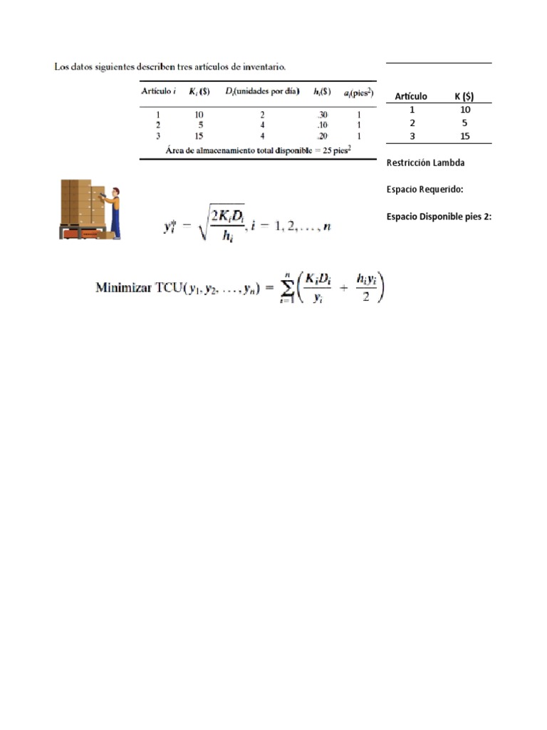 Restricción Lambda Tabla K Artículo Espacio | PDF