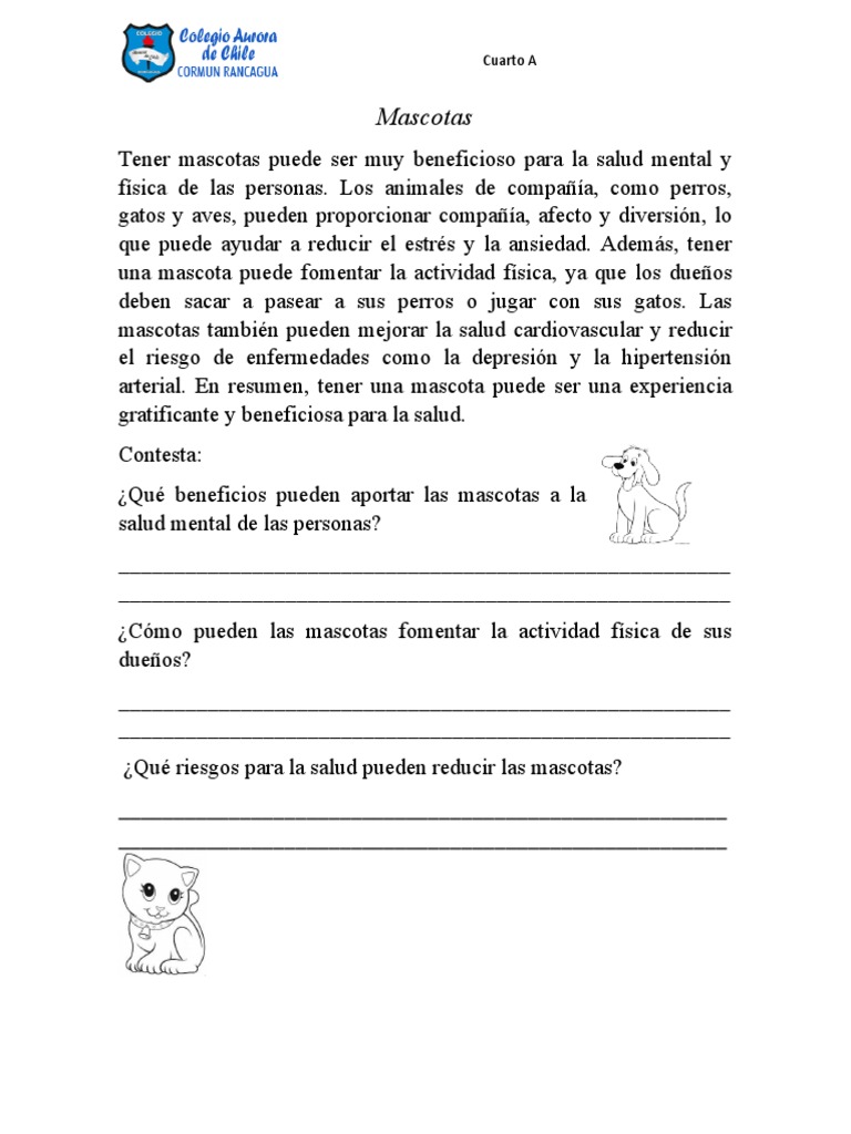 Mascotas Lectura Domiciliaria | PDF