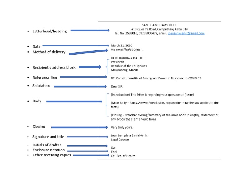 Sample Opinion Letter | PDF