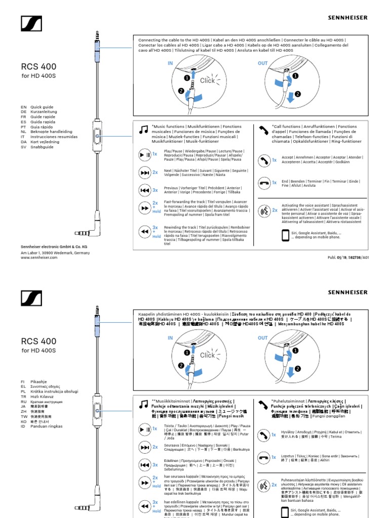Quick - Guides-Quick Guide HD 400S-HD400S-en | PDF