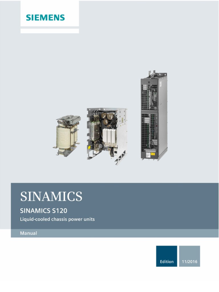 SINAMICS S120 Chassis Power Units Liquid Cooled en-US | Download Free PDF | Electromagnetic ...