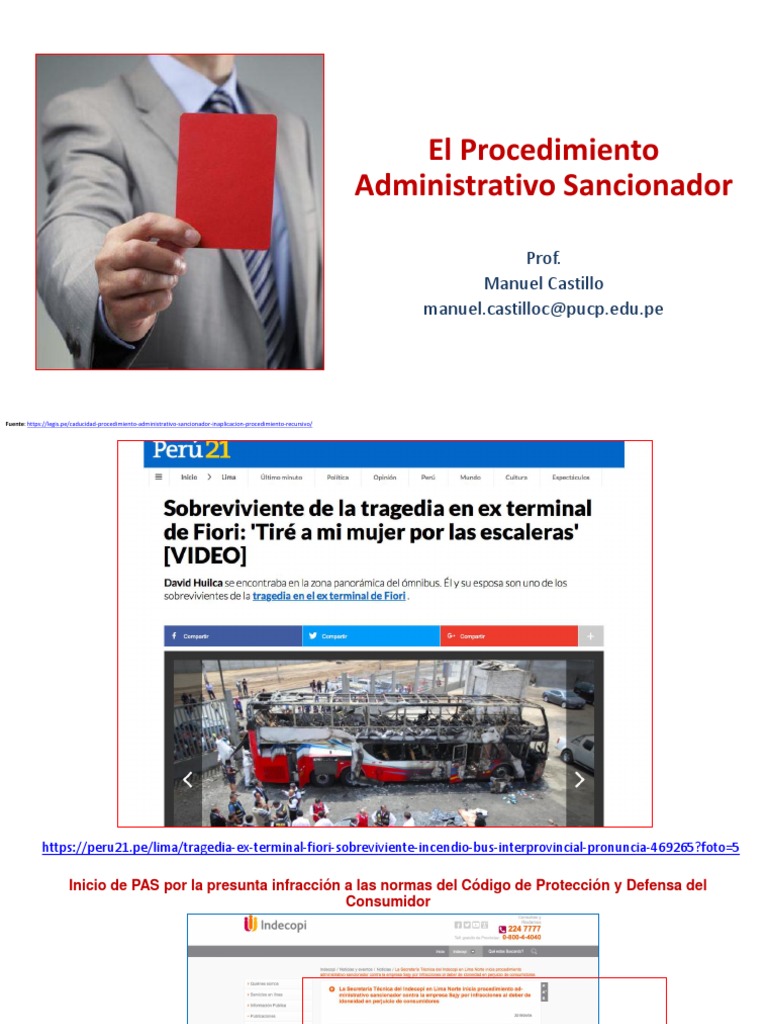 Procedimiento Administrativo Sancionador PAS | PDF | Responsabilidad ...