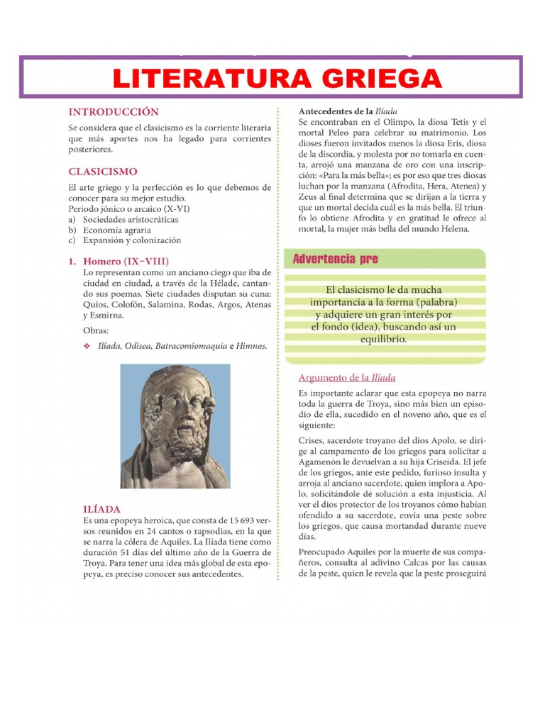 Literatura Griega - Quinto | PDF