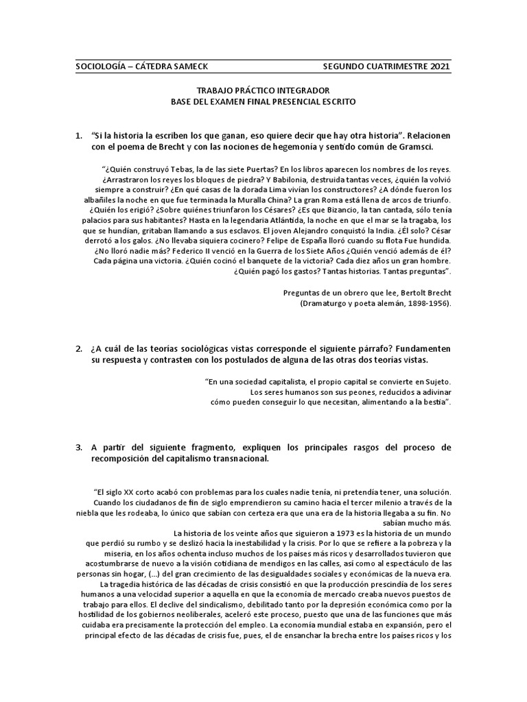 Examen Final Dic 2021 11407 | PDF | Pobreza | Pobreza e indigencia Examen Final Dic 2021 11407 | PDF | Pobreza | Pobreza e indigencia