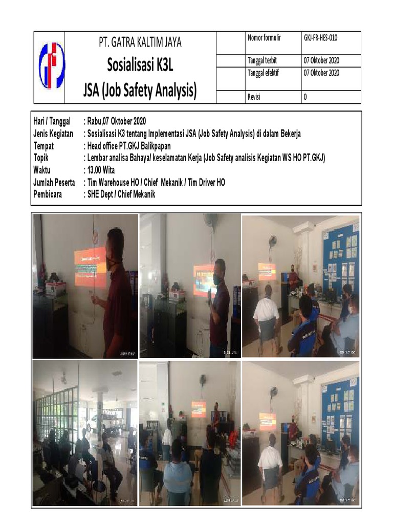 Sosialiasi JSA | PDF