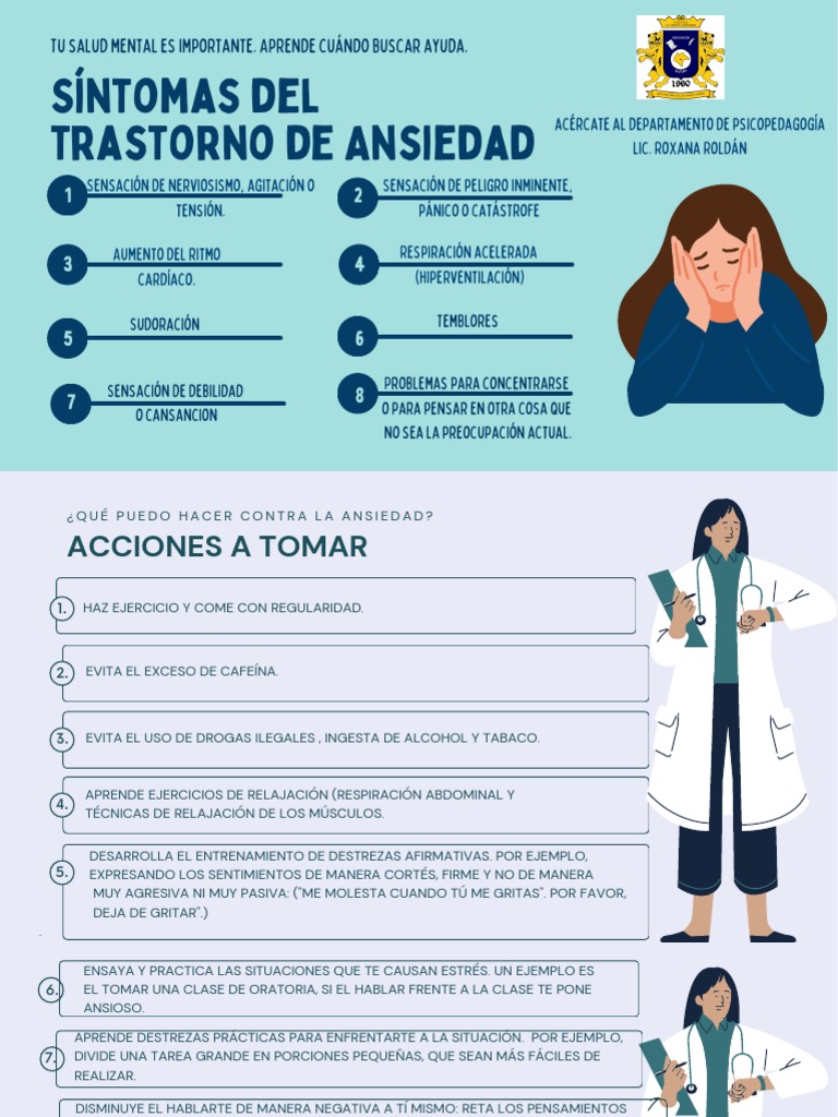 Síntomas Del Trastorno de Ansiedad | PDF | Relaciones personales, crianza y desarrollo personal