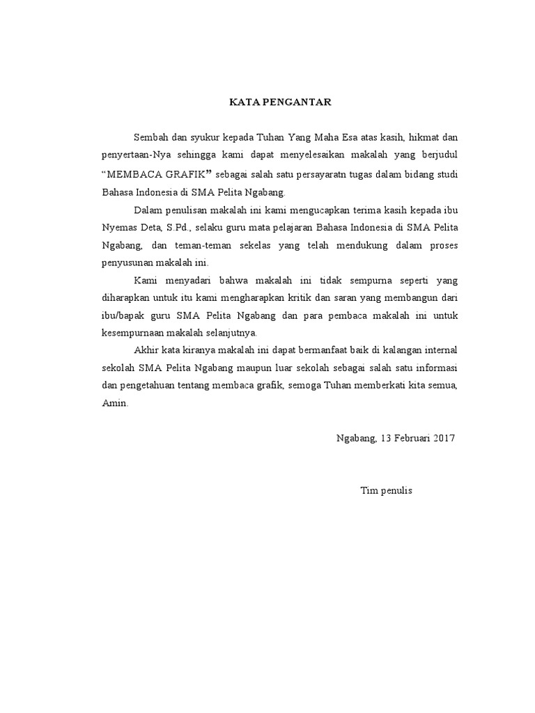 Makalah Membaca Grafik | PDF