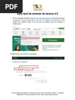 Guía para usar www.facte.mx en facturación | PDF | Factura | Informática