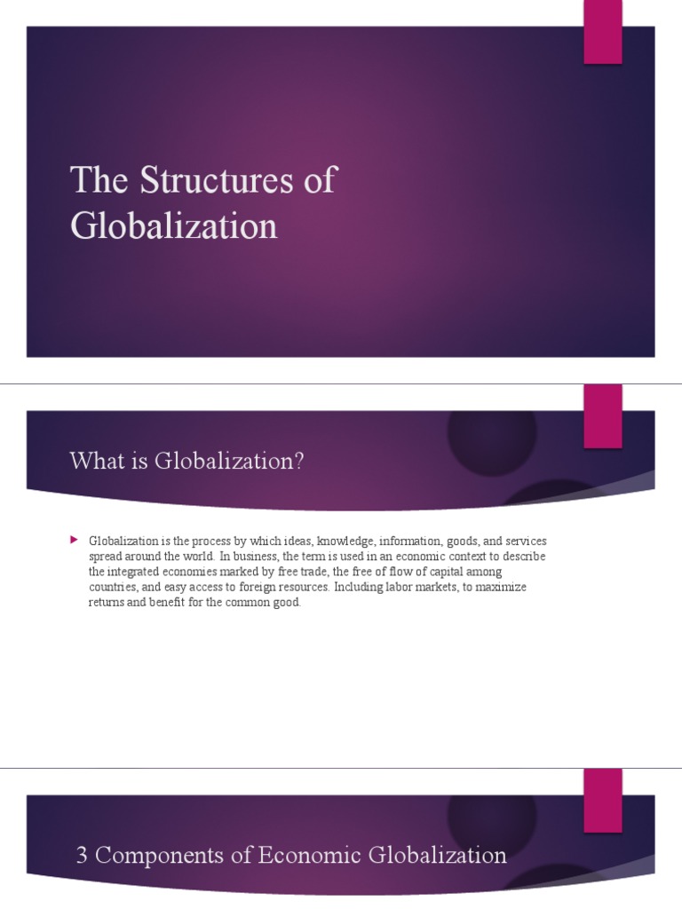 The Structures of Globalization | PDF | Globalization | Economic Globalization