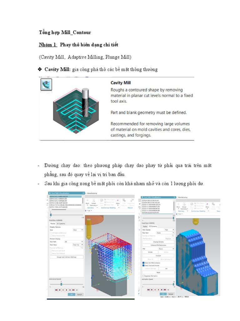 Contour Milling | PDF