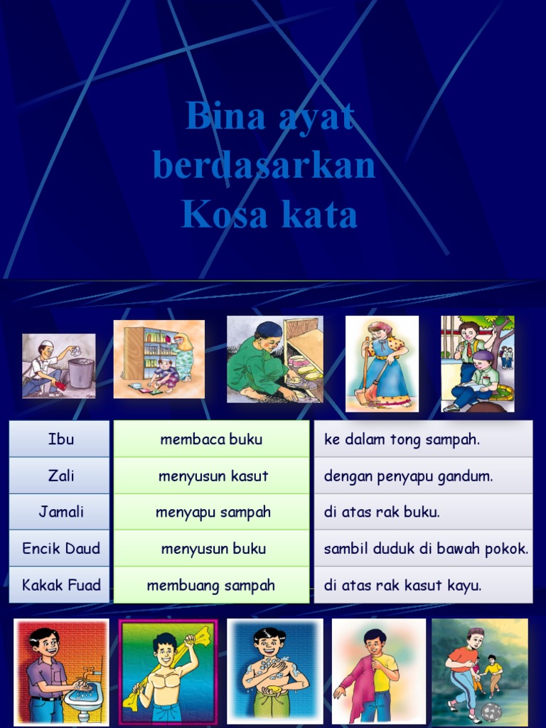 Contoh Bina Ayat Berdasarkan Gambar | PDF