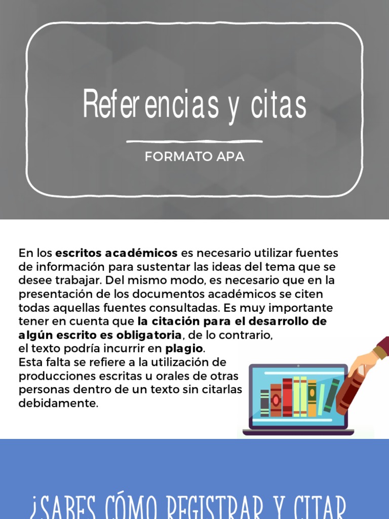 Referencias y Citas: Formato Apa | PDF | Comillas | Estilo apa
