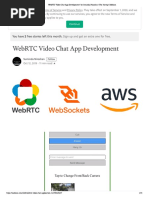 MSC Dissertation - Yann Guillon - WebRTC | PDF | Hypertext Transfer Protocol | Ajax (Programming)