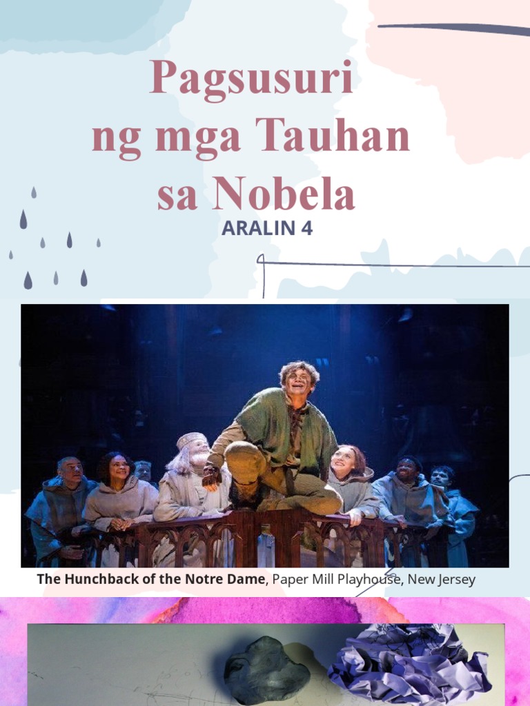 Pagsusuri NG Mga Tauhan Sa Nobela: Aralin 4 | PDF