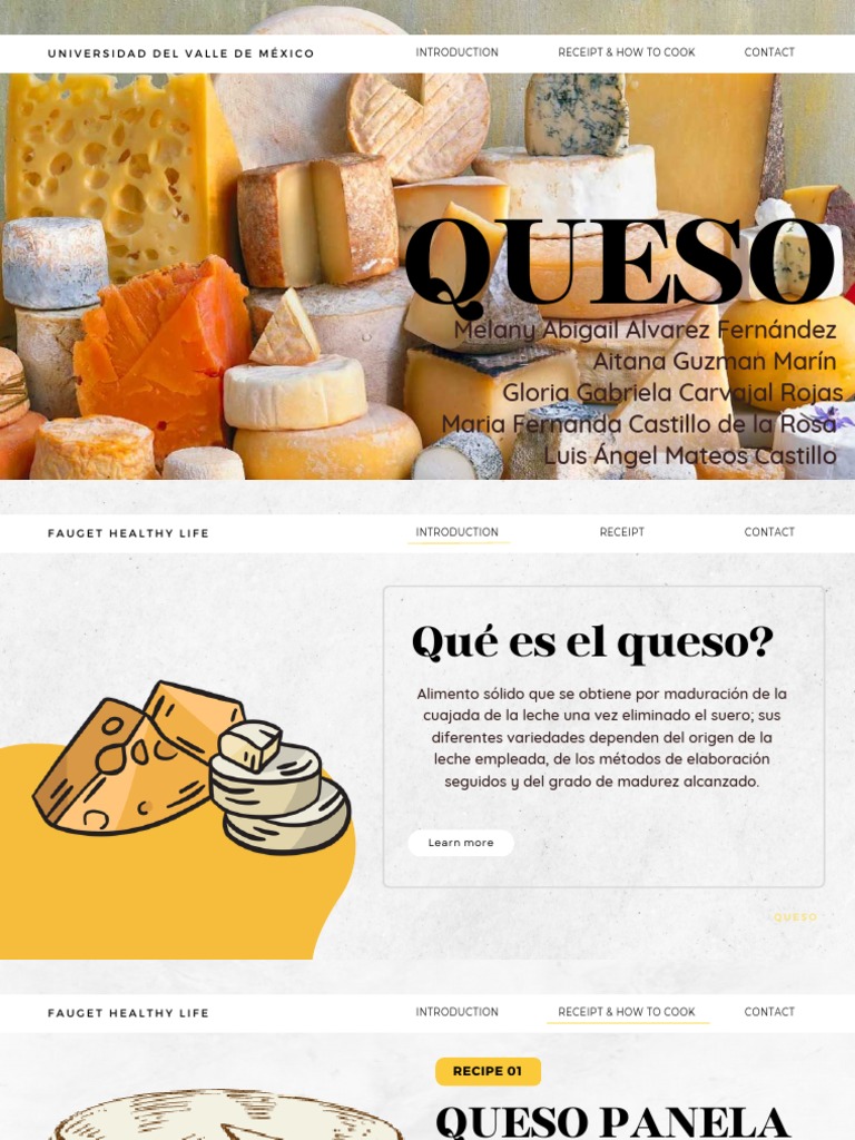 Características del Queso Panela | PDF | Queso | Leche
