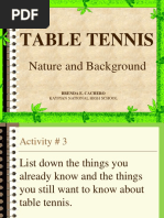 Duties of Table Tennis Officials | PDF | Referee | Behavioural Sciences