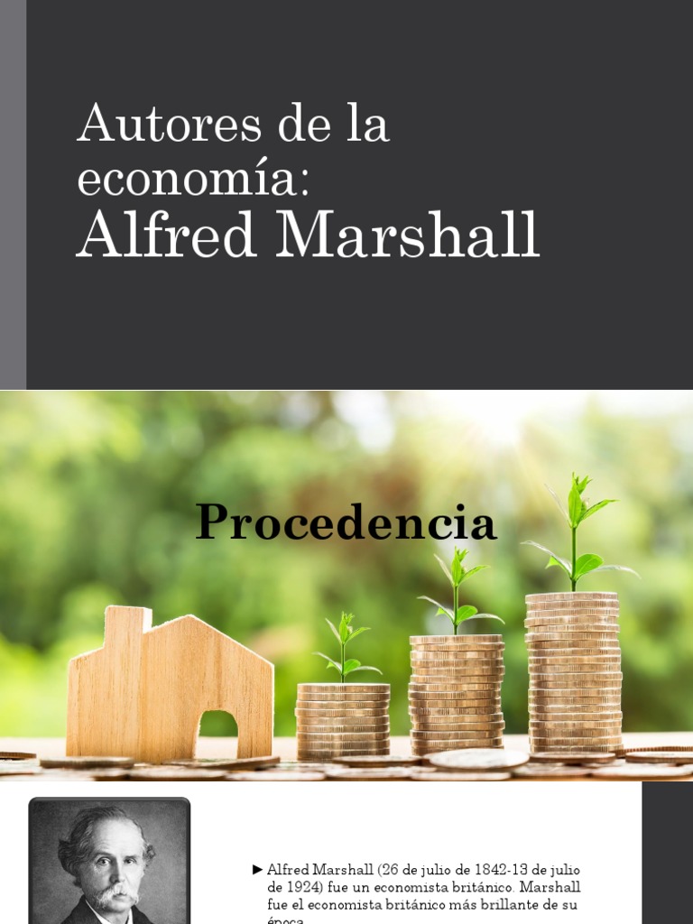 Alfred Marshall | PDF | Microeconomía | Ciencias económicas