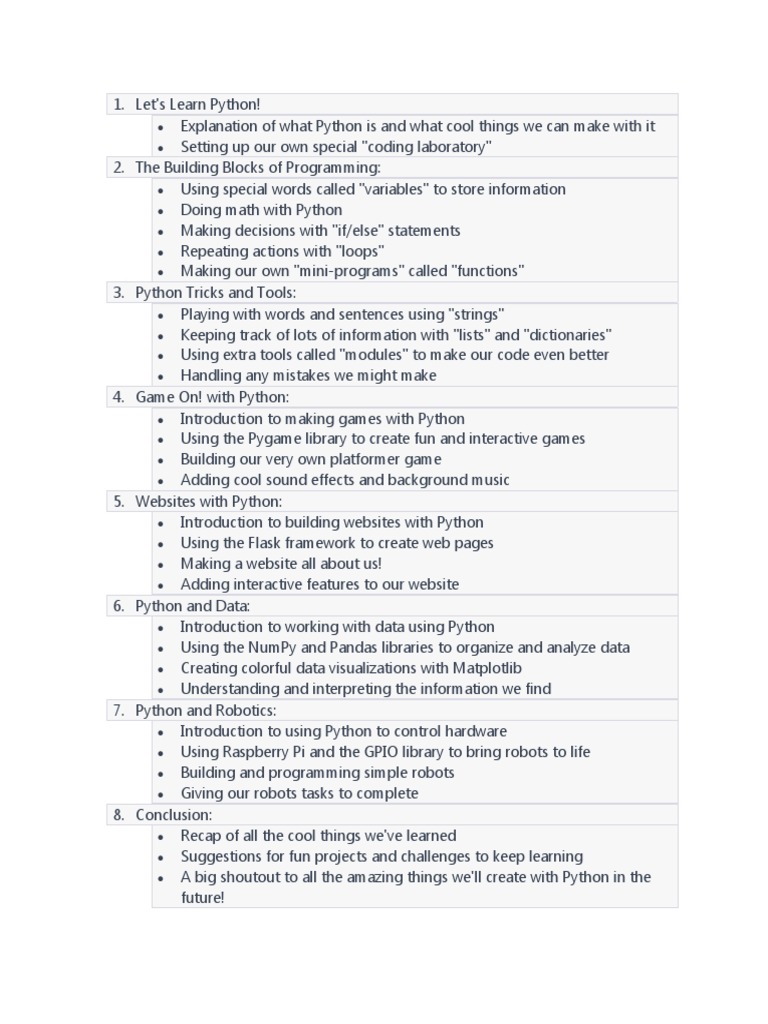 Book Outline | PDF | Games & Activities | Computers