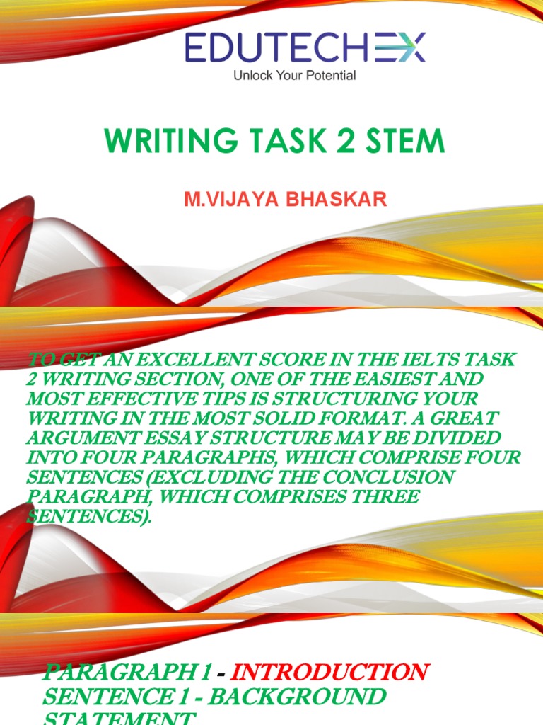 Ielts Writing Task 2 Stem | PDF