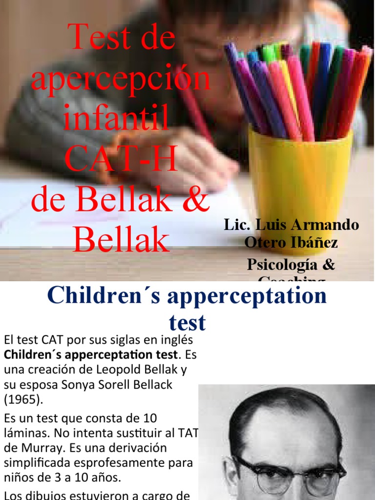 Análisis del test CAT-H (Children's Apperception Test) para la ...